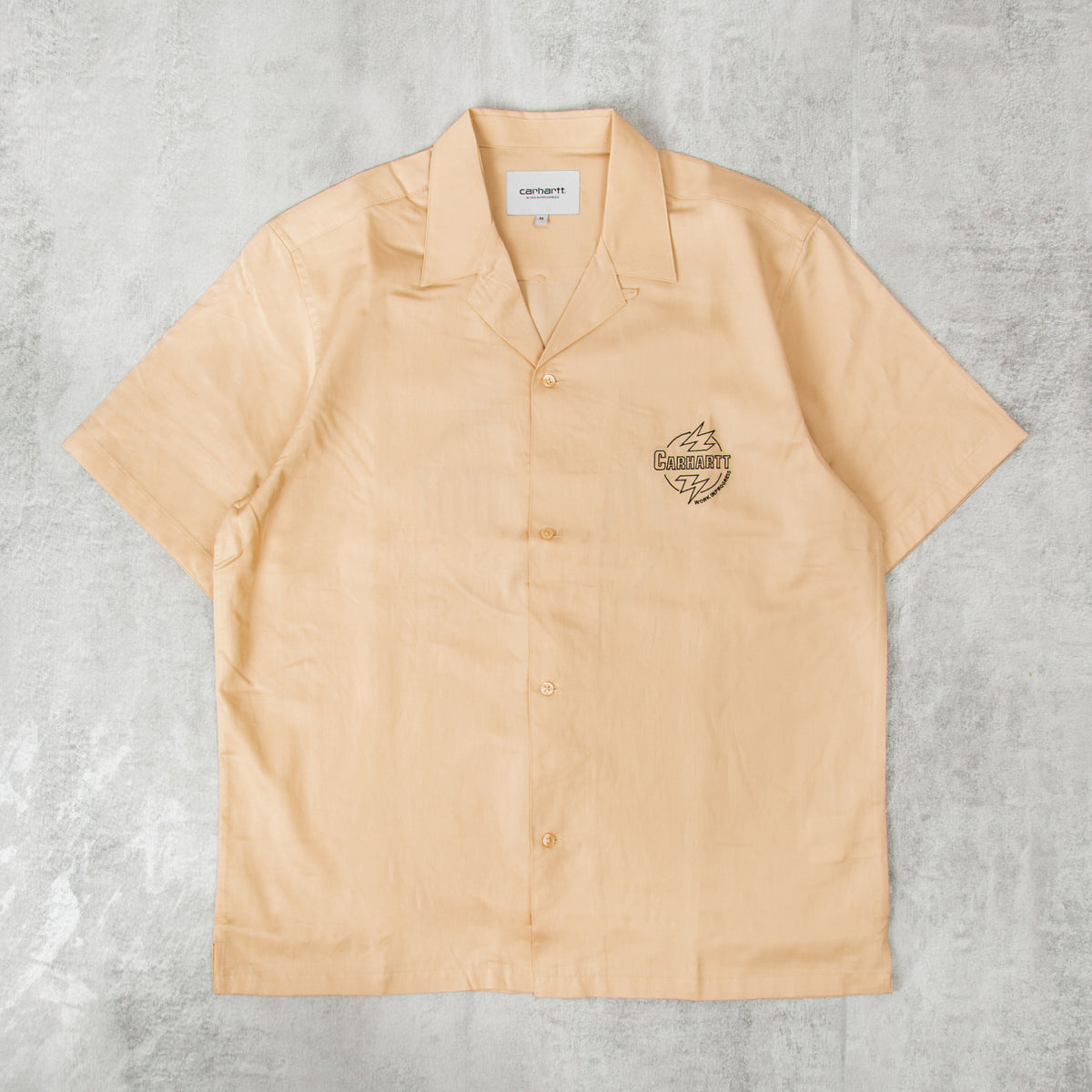 Buy the Carhartt WIP Ablaze S/S Shirt - Cornsilk online @Union Clothing | Union Clothing