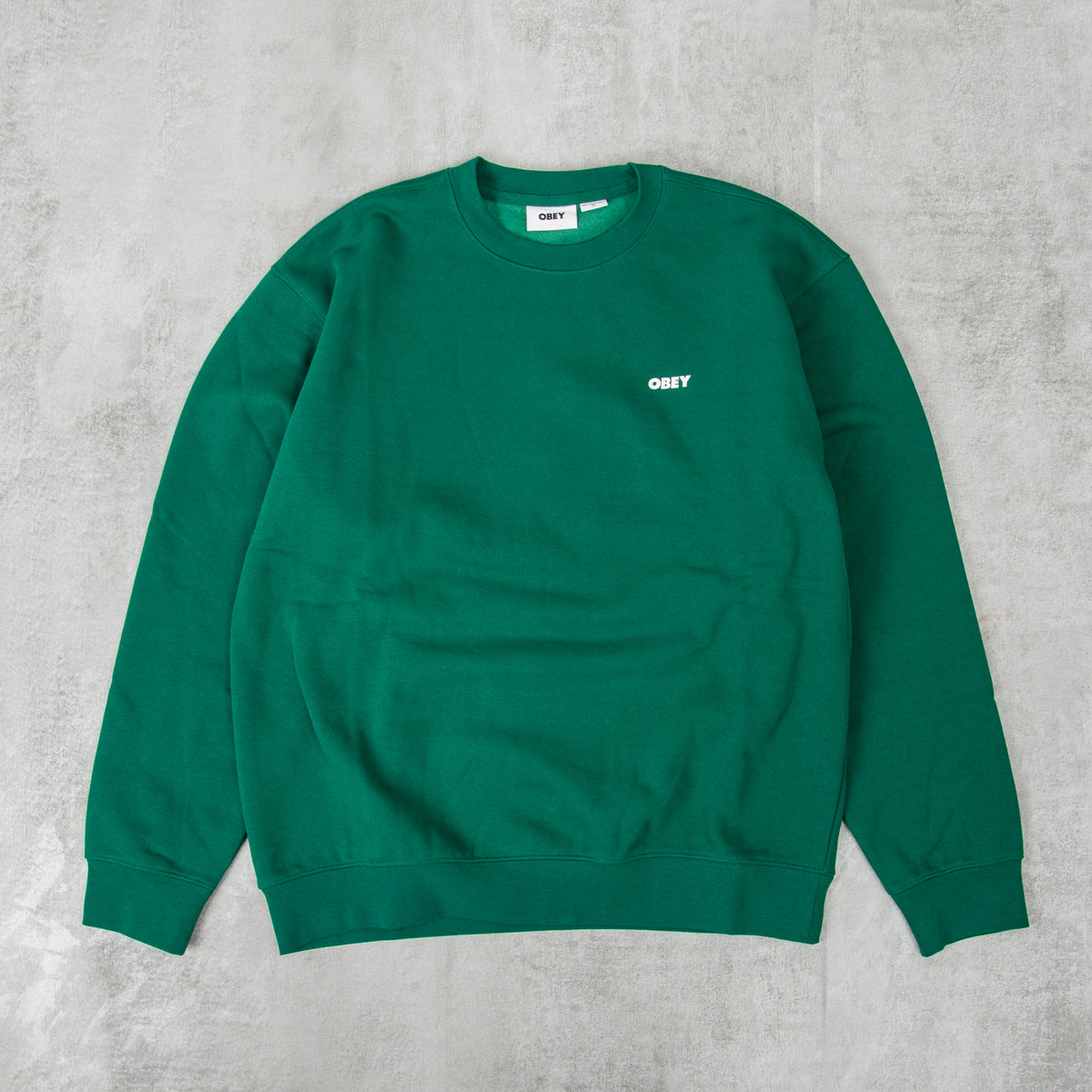 Buy the Obey Bold Crew - Aventurine Green online @Union Clothing | Union Clothing