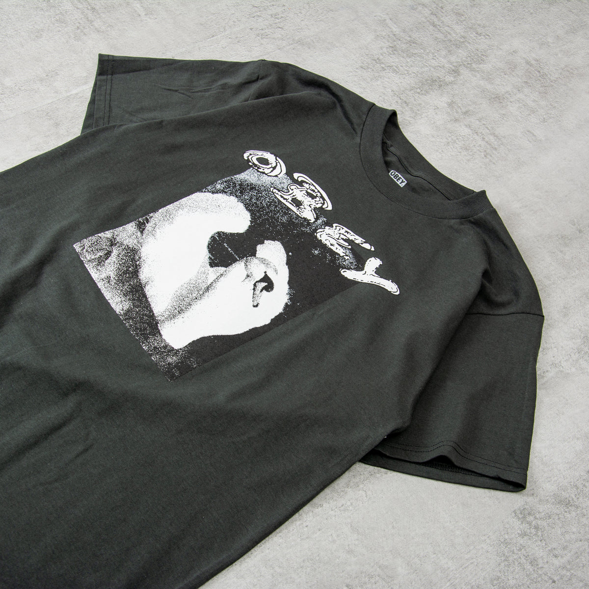 Buy the Obey Swan Tee - Vintage Black online @Union Clothing | Union Clothing