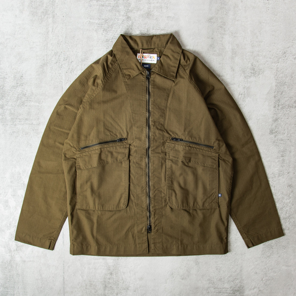 Buy the Uskees 3045 Ripstop Field Jacket - Ivy Green@Union Clothing ...