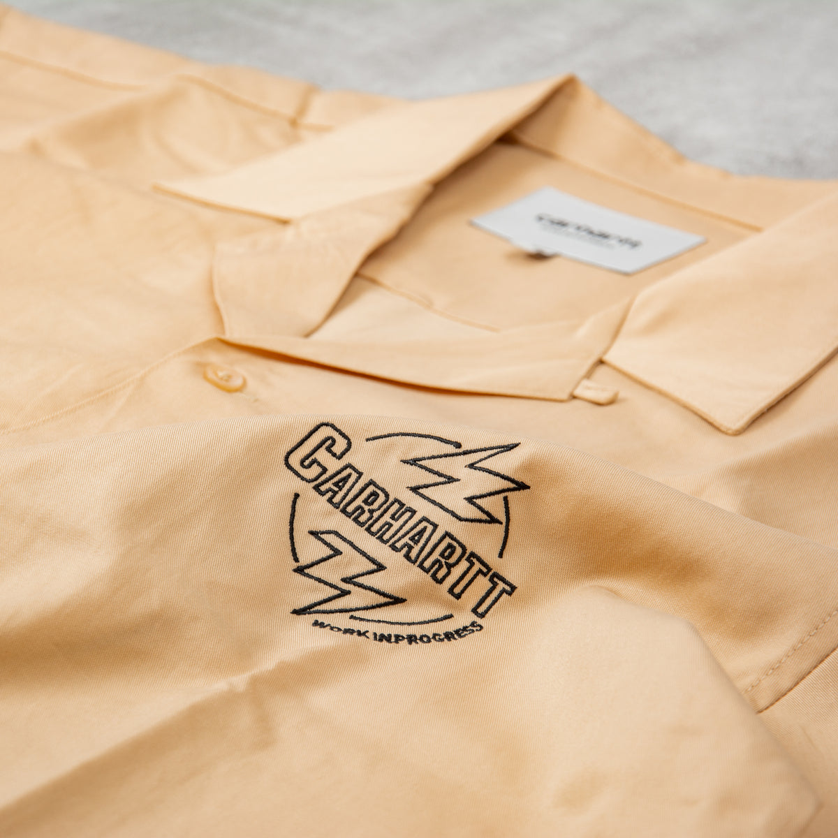 Buy the Carhartt WIP Ablaze S/S Shirt - Cornsilk online @Union Clothing ...