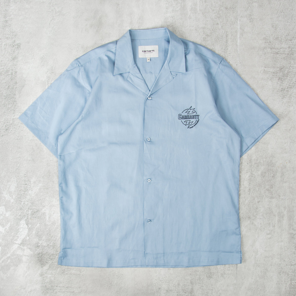 Buy the Carhartt WIP Ablaze S/S Shirt Misty Sky online @Union Clothing ...
