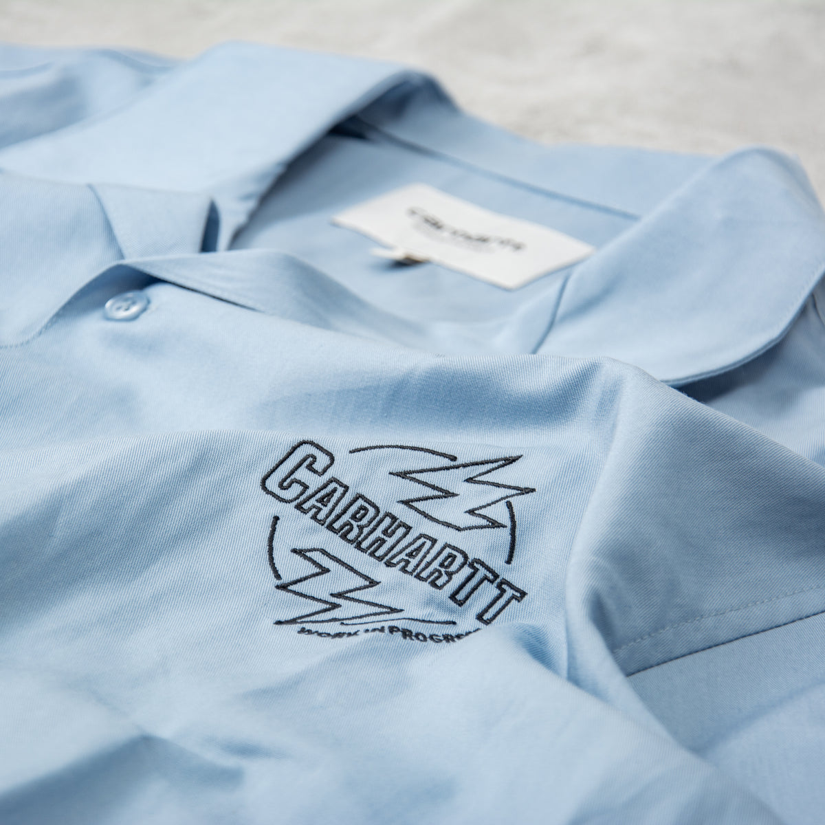 Buy the Carhartt WIP Ablaze S/S Shirt Misty Sky online @Union Clothing ...