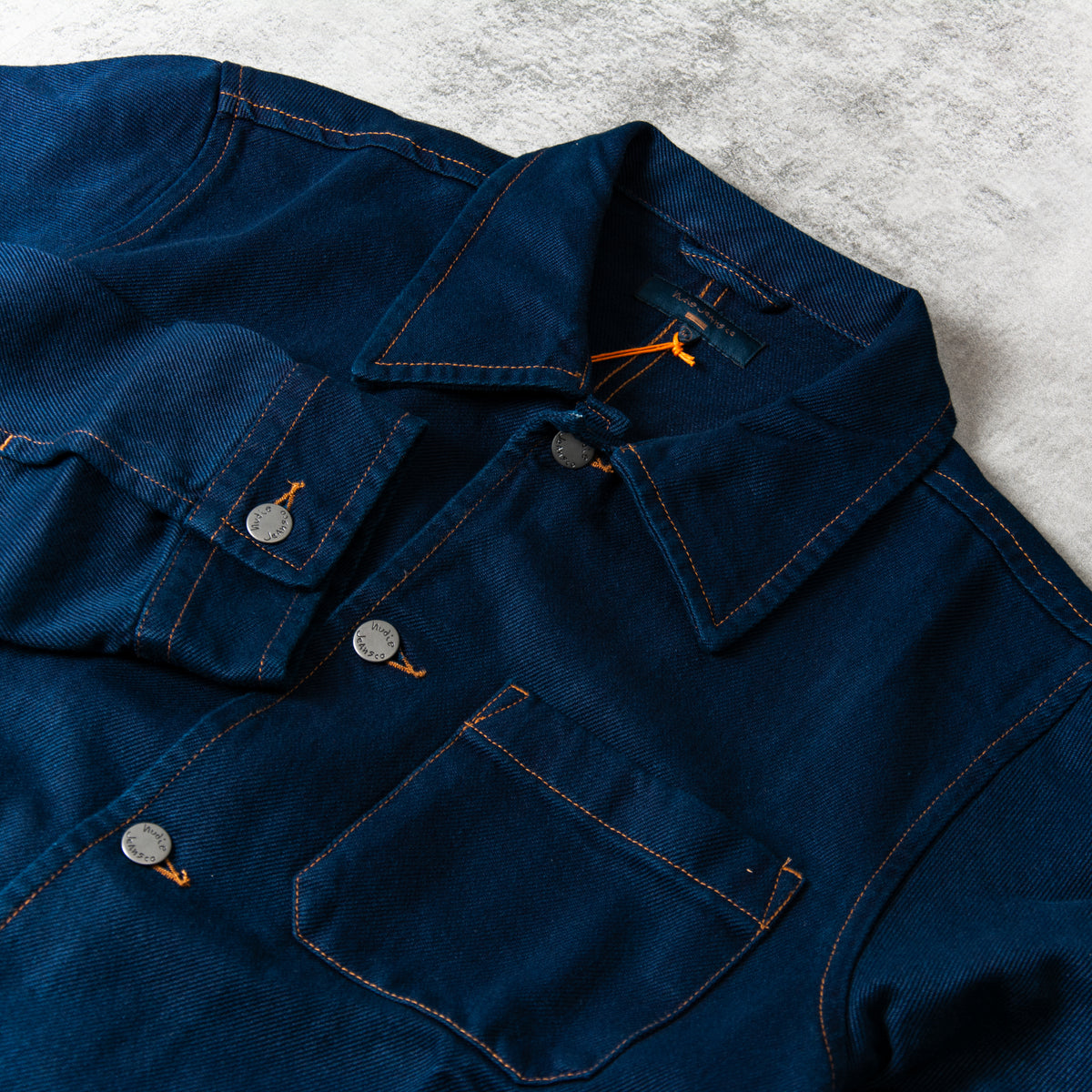 Buy Nudie Barney Indigo Worker Jacket - Dark Blue online @Union ...