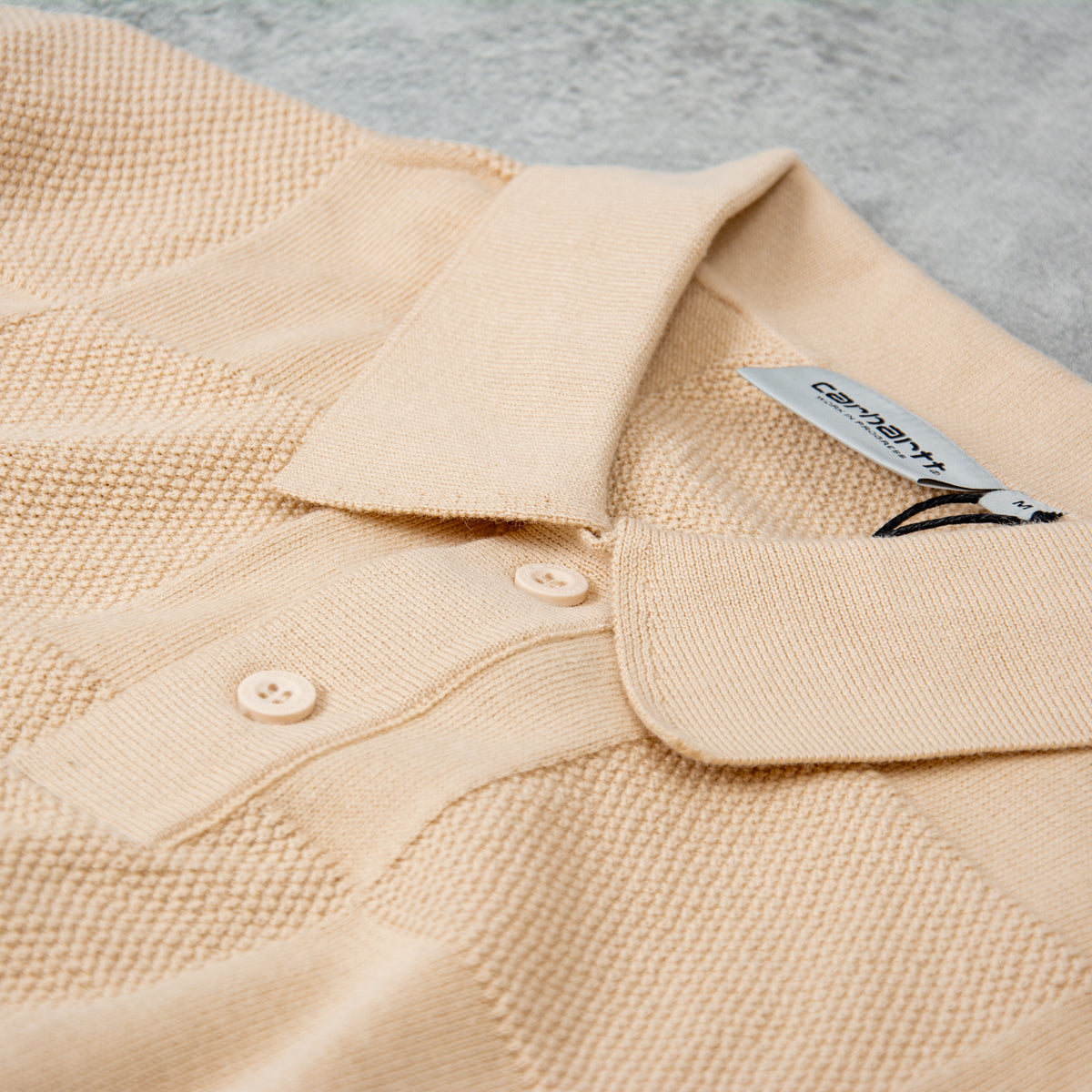 Buy Carhartt WIP Checker Polo - Fleur De Sel@Union Clothing | Union ...