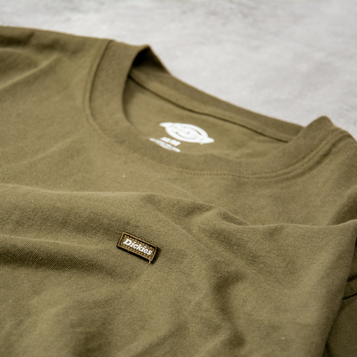 Buy the Dickies Clancy Heavyweight Tee - Military Green @Union Clothing ...