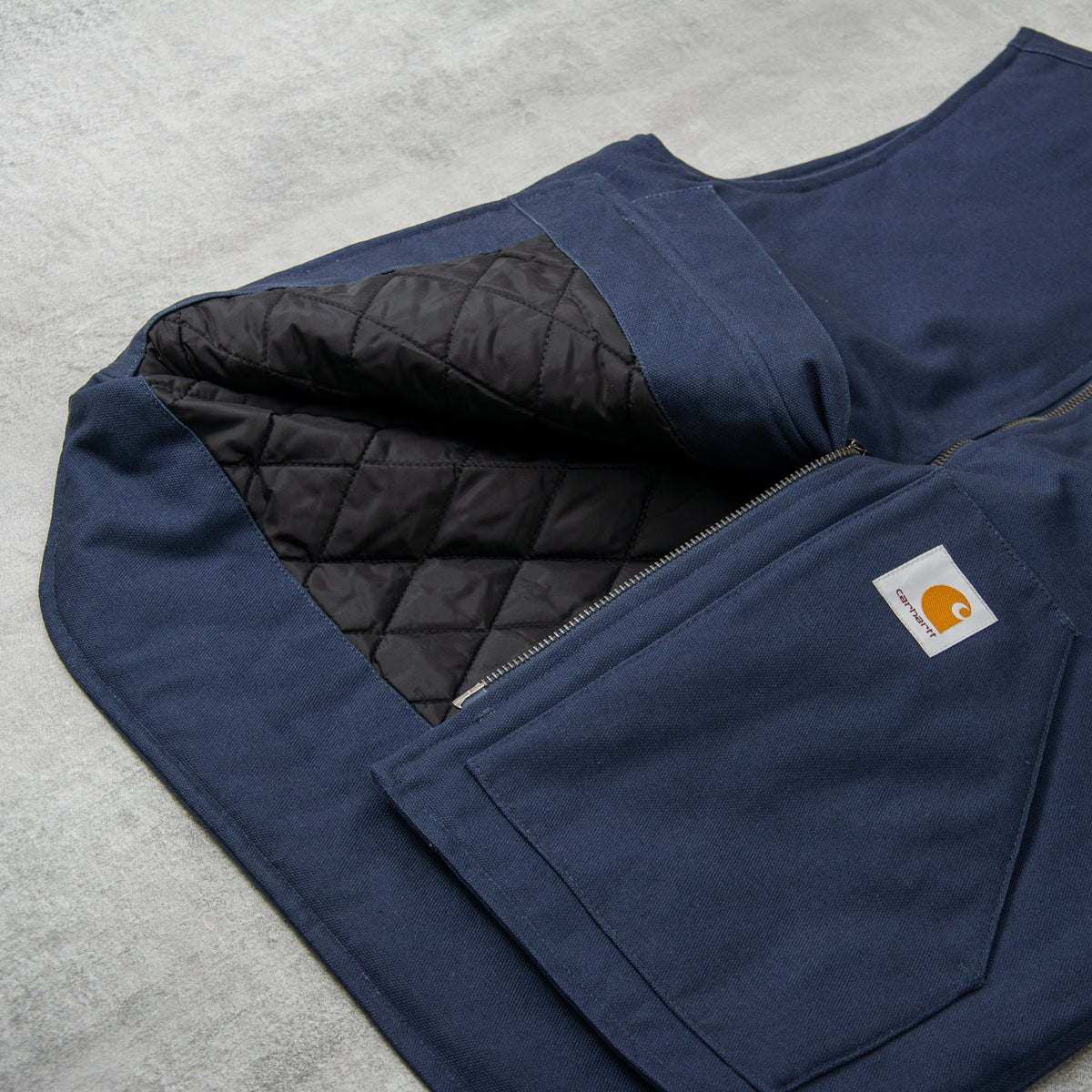 Get the Carhartt WIP Classic Vest Rigid - Blue online @Union Clothing ...