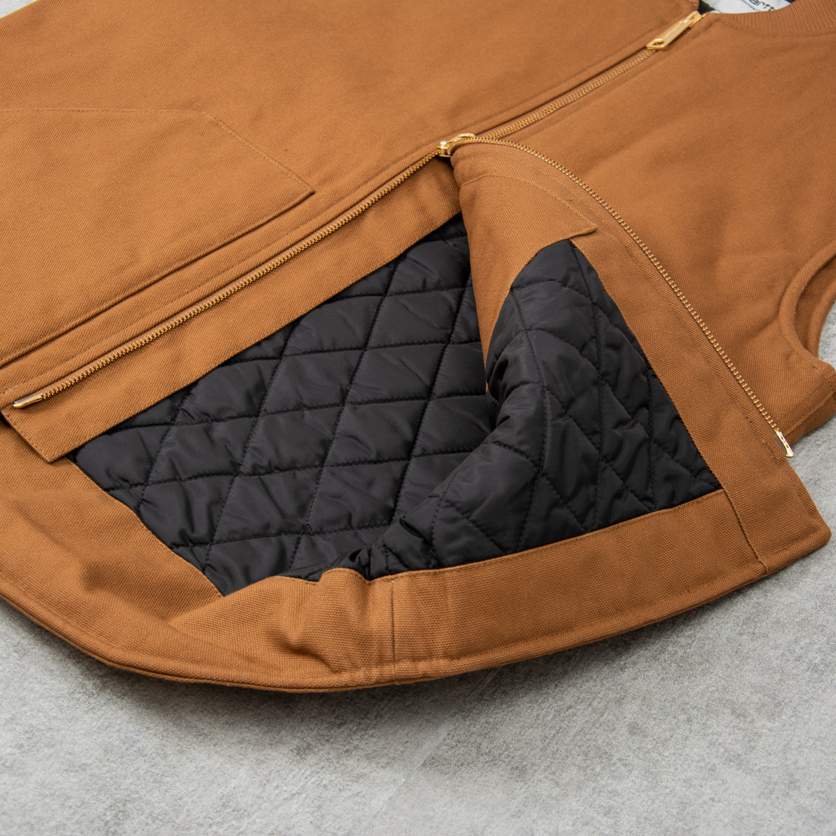 Get the Carhartt WIP Rigid Vest - Hamilton Brown online @Union Clothing ...