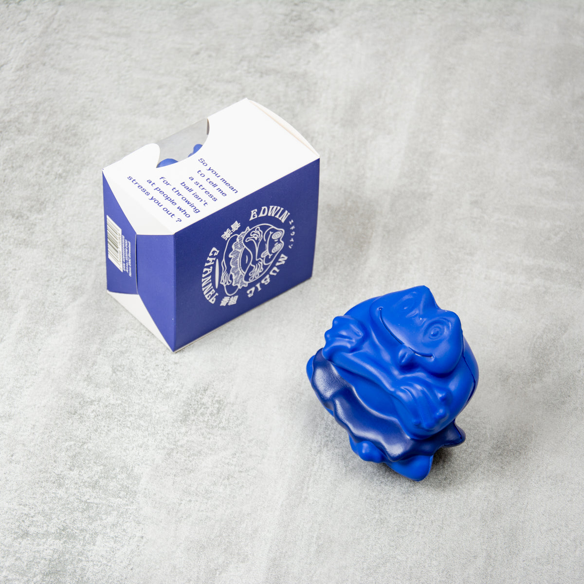 Buy the Edwin EMC Frog Figurine- Blue @Union Clothing | Union Clothing
