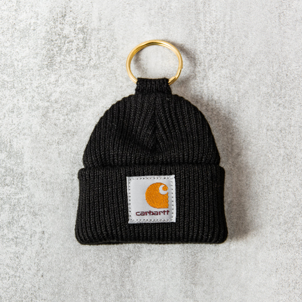 Buy the Carhartt WIP Mini Watch Hat Keychain - Black@Union Clothing ...
