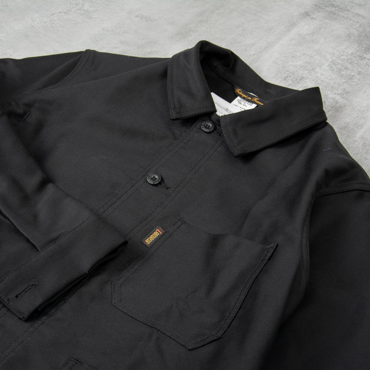 Buy the Le Laboureur Moleskin Work Jacket - Noir online @Union Clothing ...
