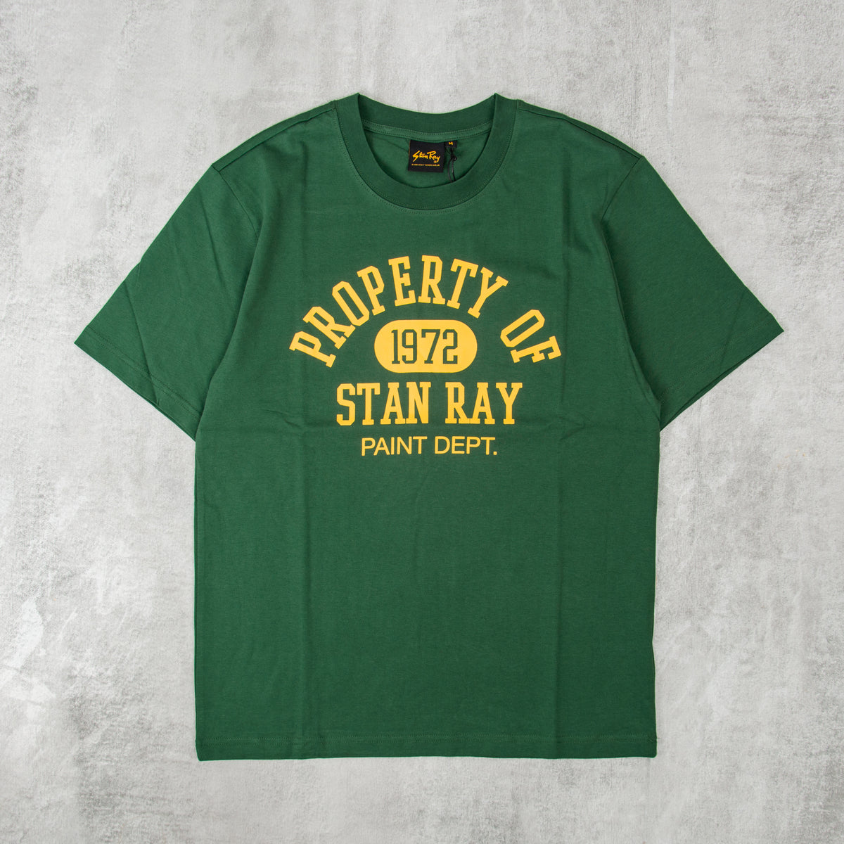 Buy the Stan Ray Paint Dept Tee - Racing Green online @Union Clothing ...