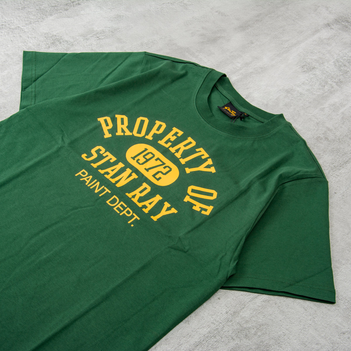 Buy the Stan Ray Paint Dept Tee - Racing Green online @Union Clothing ...