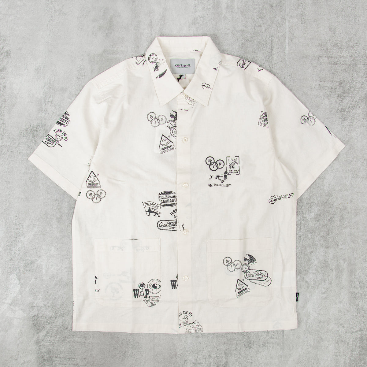 Buy the Carhartt WIP Stamp Shirt - Wax@Union Clothing | Union Clothing