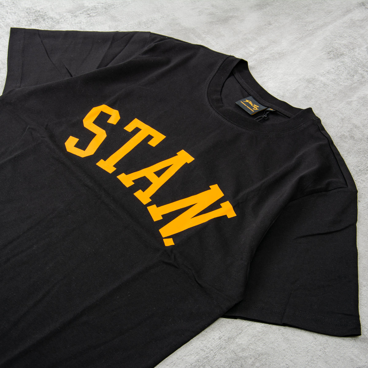 Buy the Stan Ray Stan Serif Tee - Black online @Union Clothing | Union ...