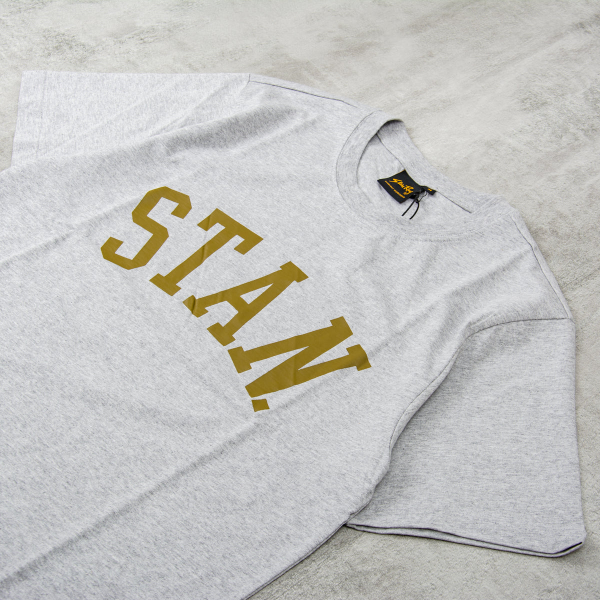 Buy the Stan Ray Stan Serif Tee - Grey online @Union Clothing | Union ...