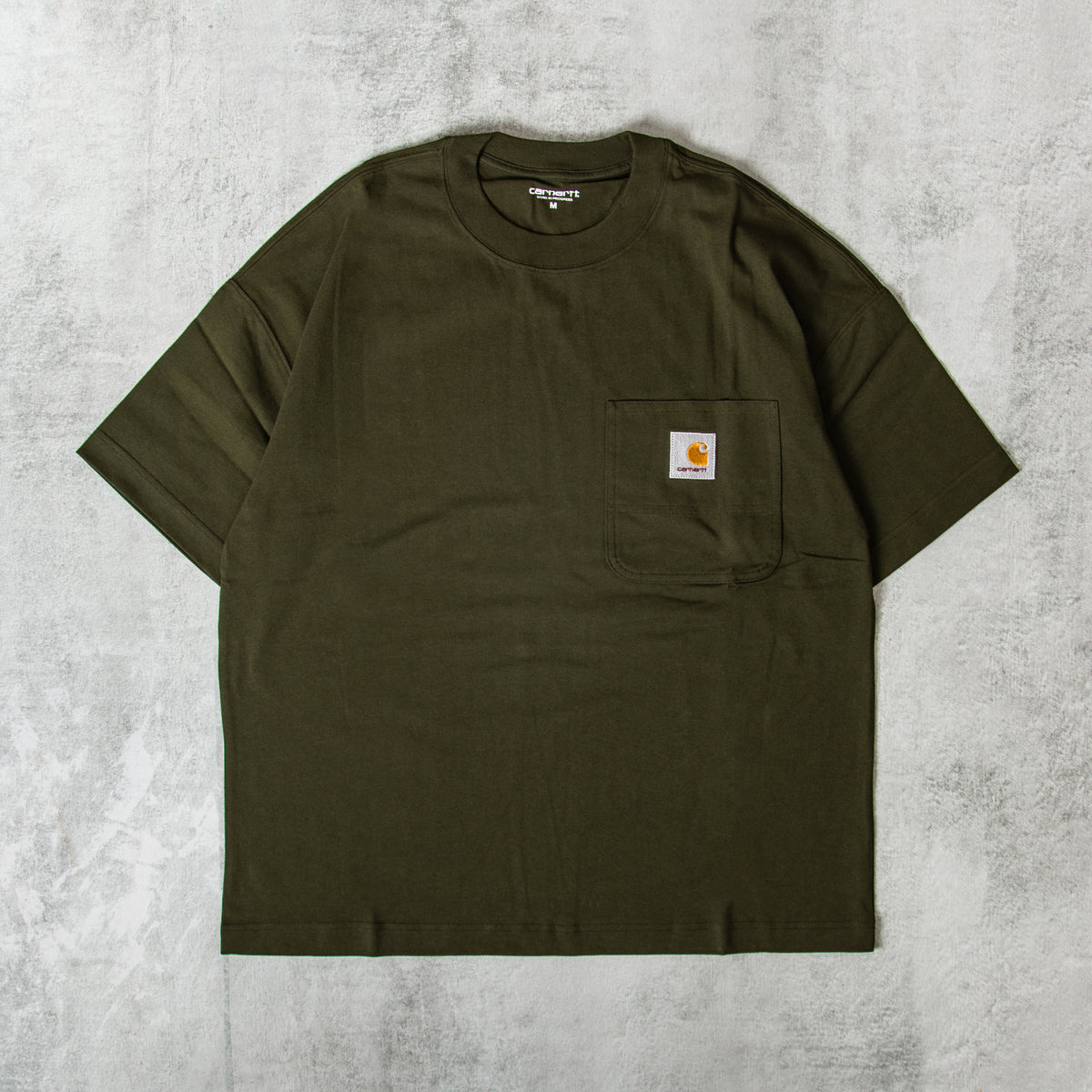 Buy the Carhartt WIP Work Pocket Tee - Olive online @Union Clothing | Union Clothing