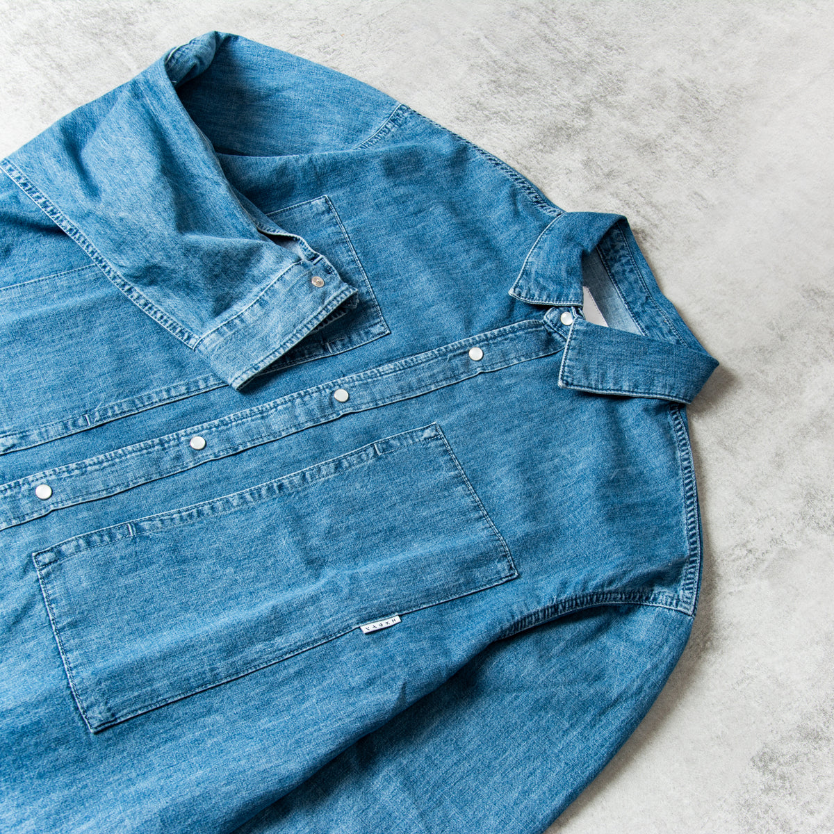 Buy the Edwin Workman Shirt - Blue Light Stone Washed @Union Clothing ...