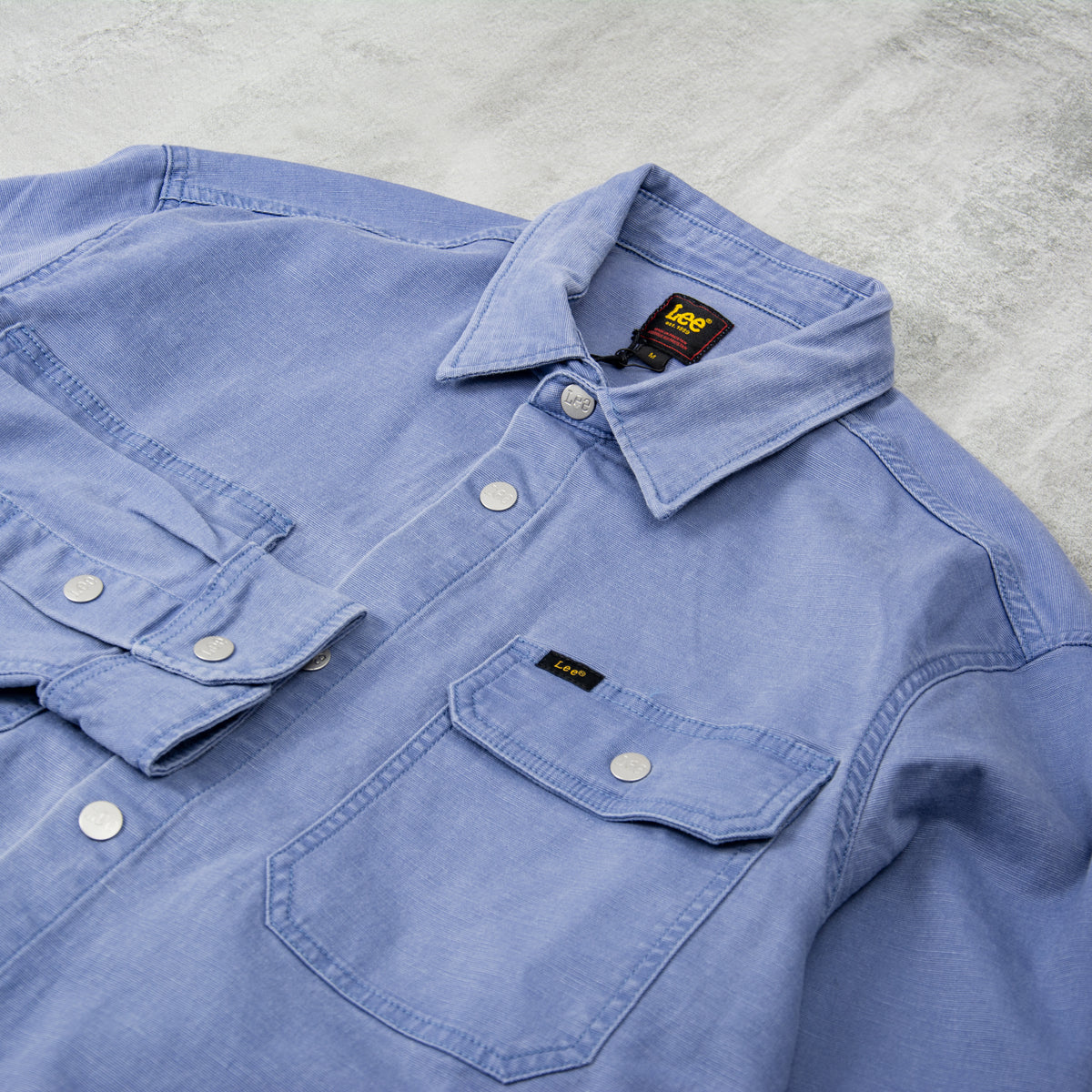 Buy the Lee Workwear Overshirt - Surf Blue @Union Clothing | Union Clothing