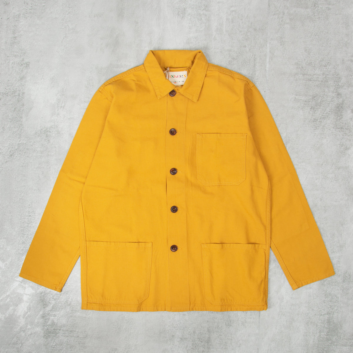 Buy the 3001 Uskees Button Overshirt - Yellow @Union Clothing | Union ...