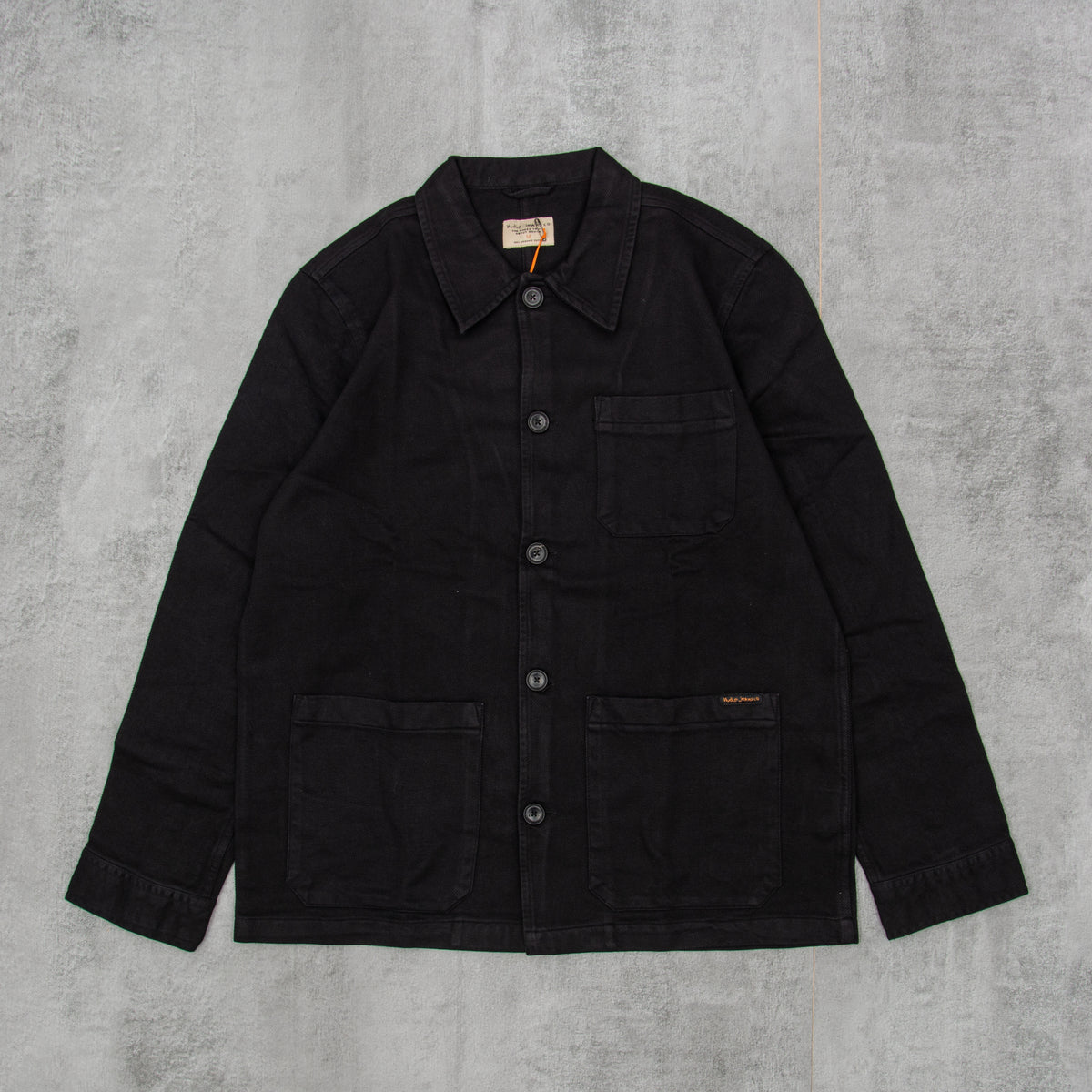 Nudie Barney Worker Jacket - Black online @Union Clothing | Union Clothing