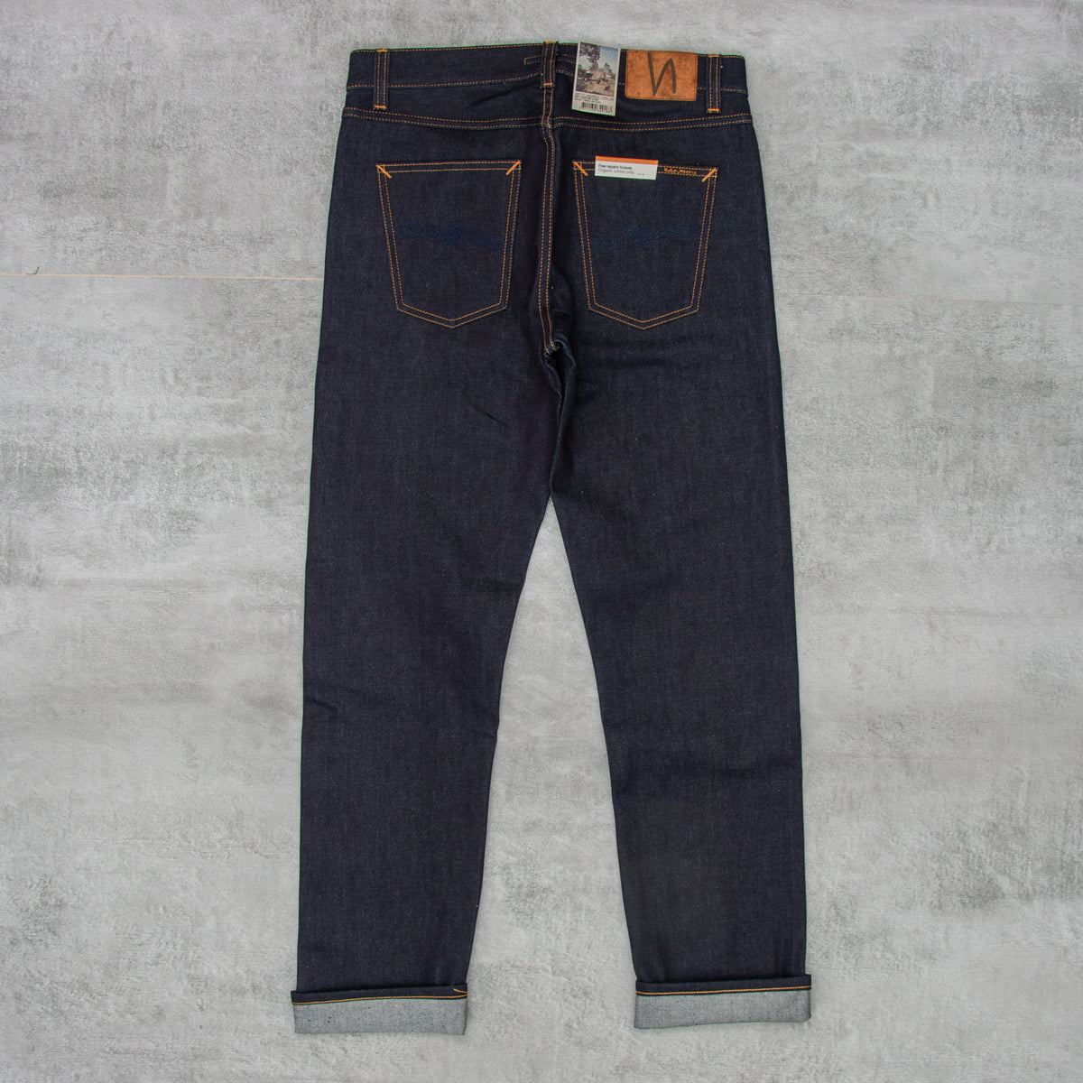 Buy the Nudie Gritty Jackson Jeans - Dry Maze Selvage@Union Clothing ...