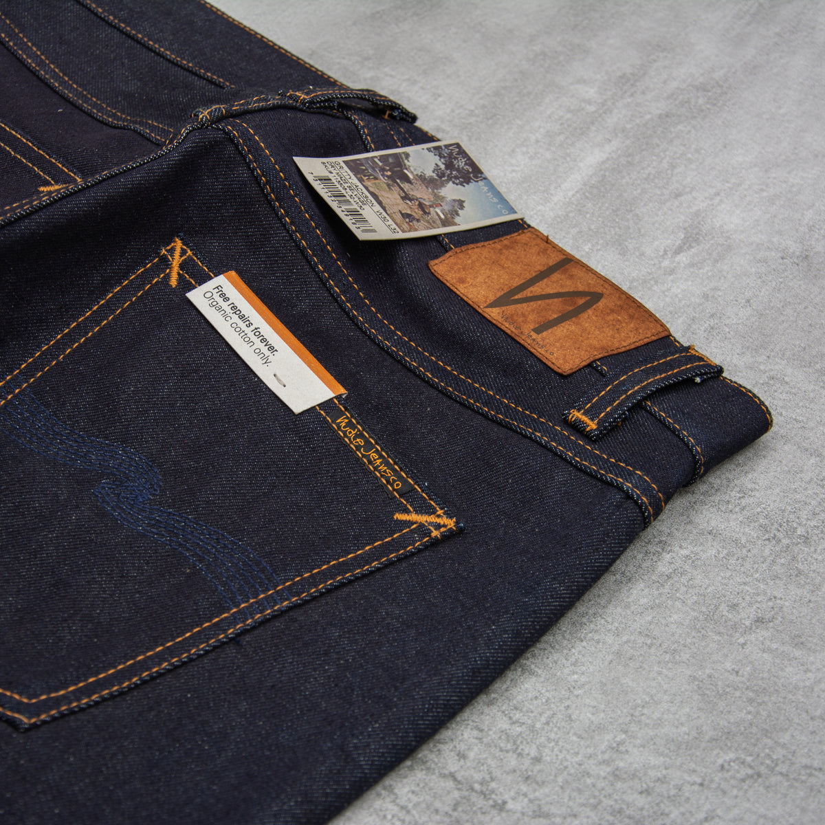 Buy the Nudie Gritty Jackson Jeans - Dry Maze Selvage@Union Clothing ...