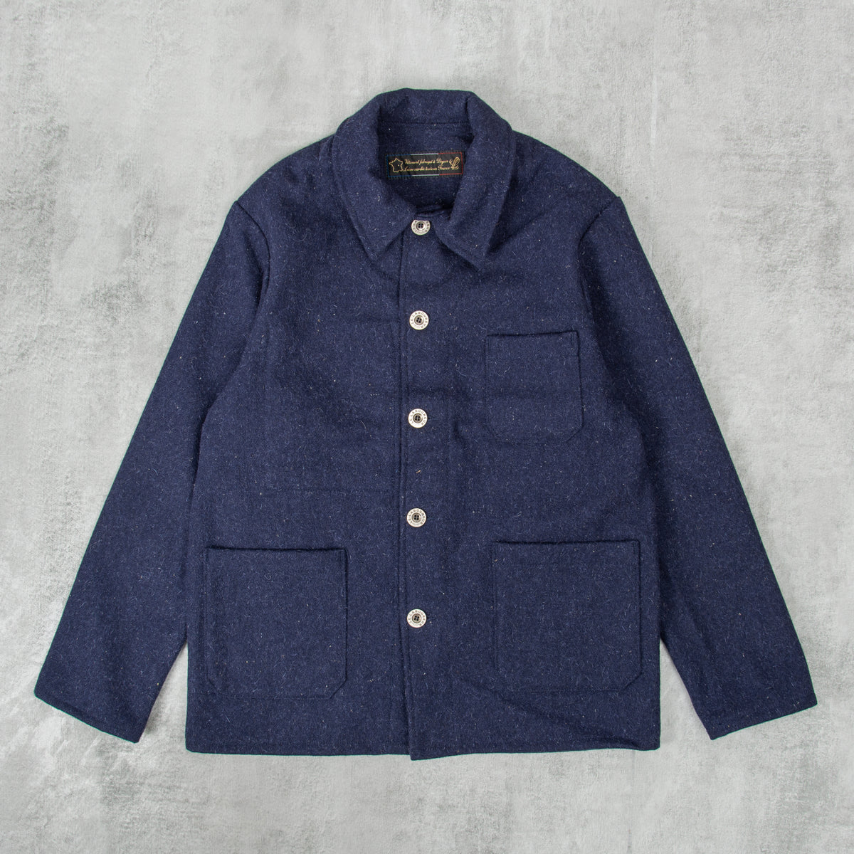 Buy the Le Laboureur Wool Work Jacket - Navy @Union Clothing | Union ...
